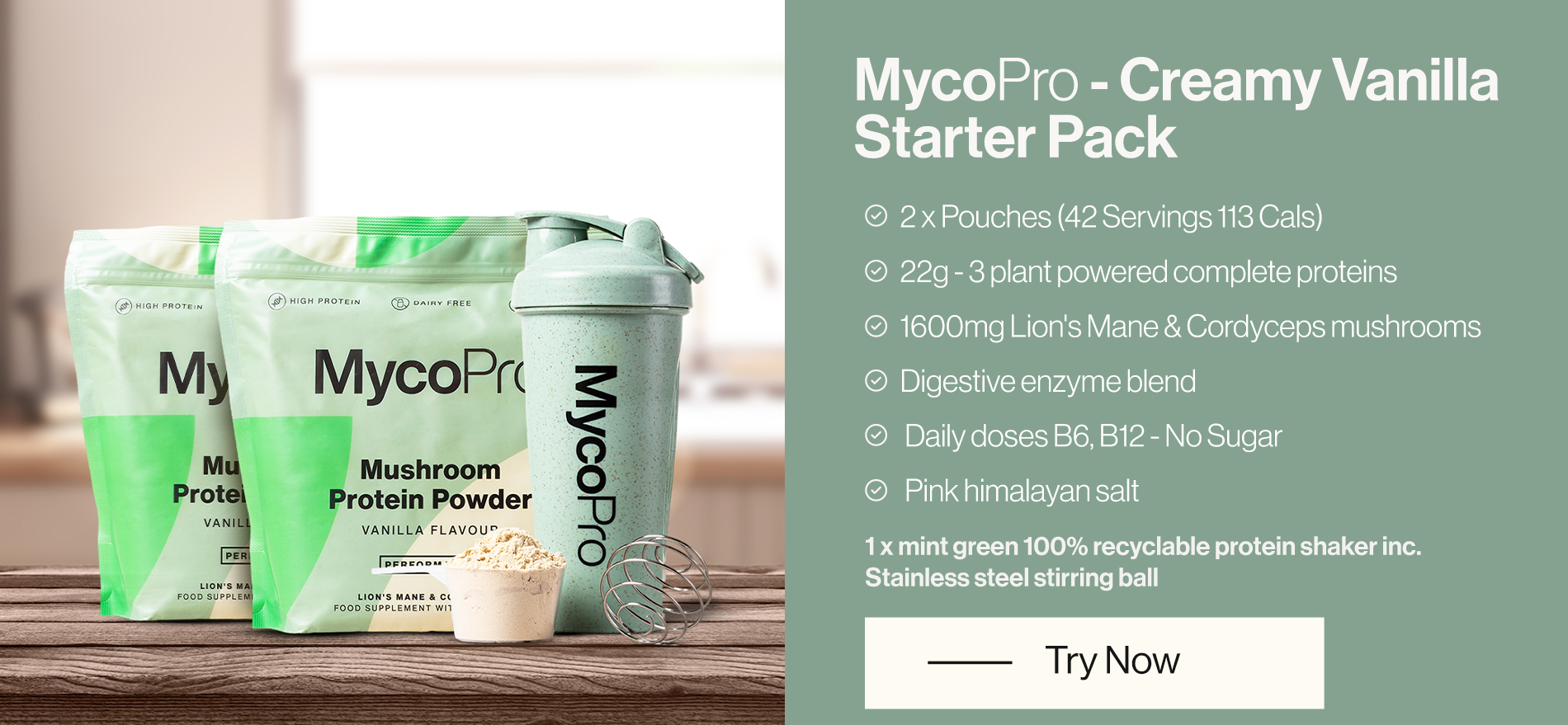 MycoPro - The UK's Only Mushroom Protein Powder