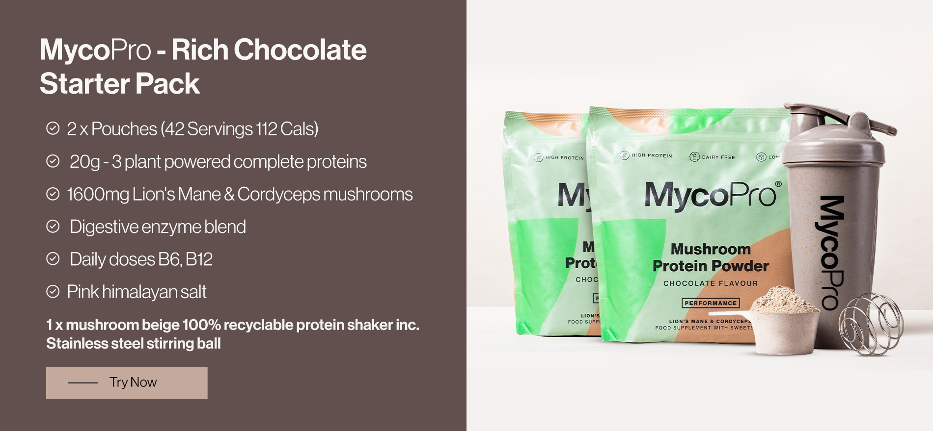 MycoPro - The UK's Only Mushroom Protein Powder